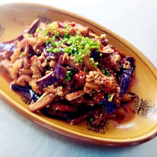 Chinese Eggplant with Garlic Sauce (Yu Xiang Qiezi 鱼香茄子) - Wonglicious ...